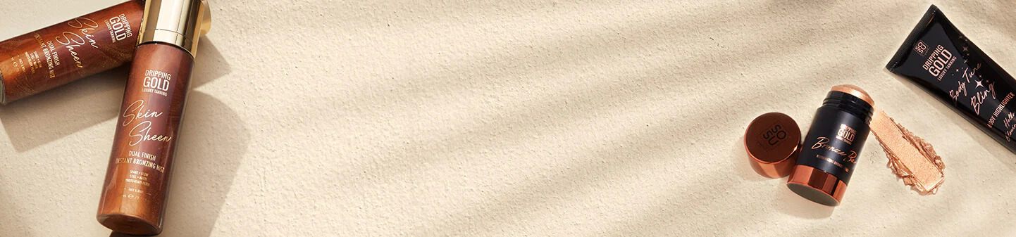 Dripping Gold Tan Toppers - Enhance Your Tan with Illuminating ...