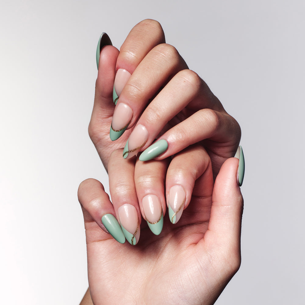 Soft Sage | Faux Nails